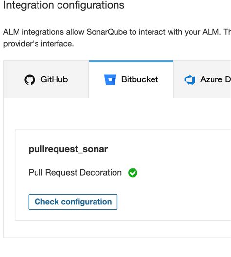 PR Decoration In Bitbucket Cloud Missing SonarQube Server Community Build Sonar Community