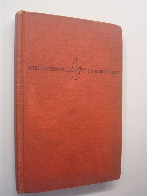 Introduction To Logic And To The Methodology Of Deductive Sciences Amazon Br