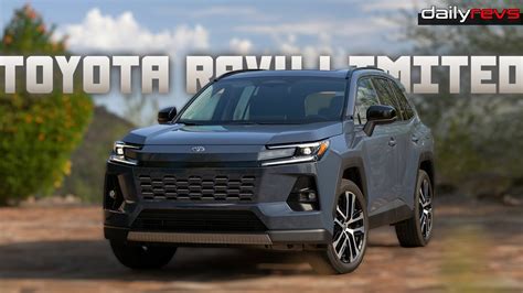 2026 Toyota Rav4 Limited Us Version Storm Cloud Driving Dynamics
