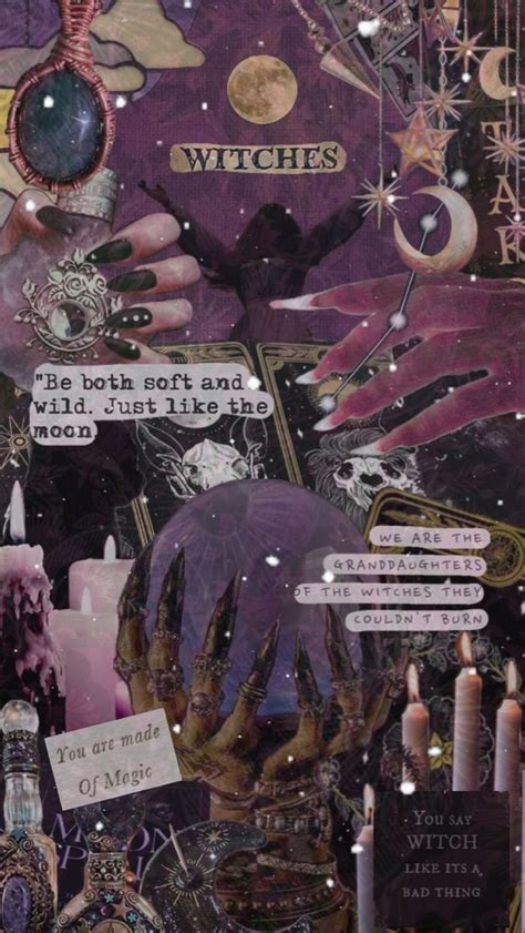 Pin By Burcumug On Art Witch Wallpaper Edgy Wallpaper Pretty Wallpapers