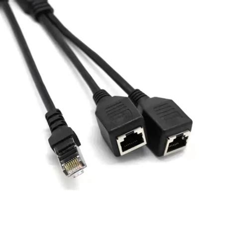 Rj45 Lan 이더넷 1 2 포트 분배기 케이블 네트워크 Cat6 어댑터 소켓 8p8c 커넥터 익스텐더 Buy Rj45 케이블케이블 Rj45케이블 분배기