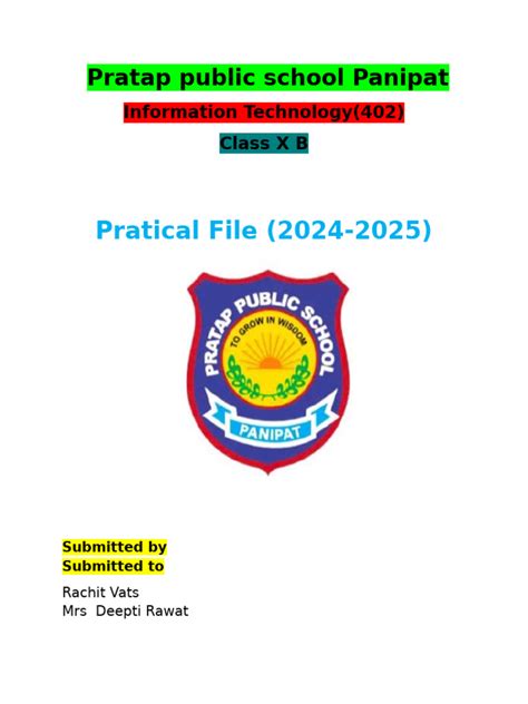 Rachit Front Page Pdf