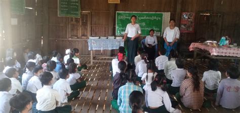 ငဖဲမြို့နယ် အိုးမြေတွင်းကျေးရွာအခြေခံပညာမူလတန်းကျောင်းတွင် စာဖတ်ရှိန်မြှင့်တင်ရေး နယ်လှည့်ကွင