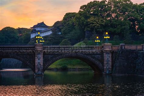 Nijubashi Bridge In Front Of Tokyo Imperial Palace In Tokyo Japan