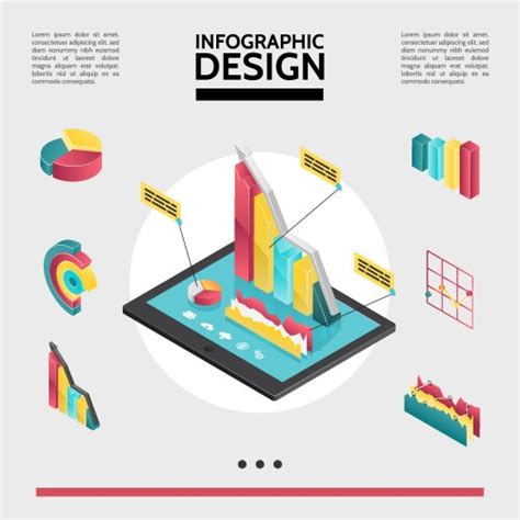 Logistics Isometric Infographic Flowchart Vector Image