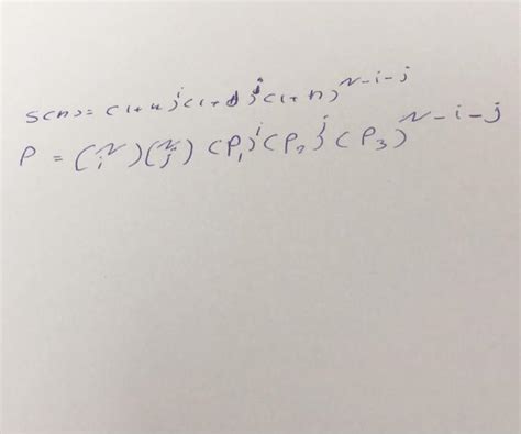 Solved Example 3 The Distribution Of Sn As Given N2 P Q