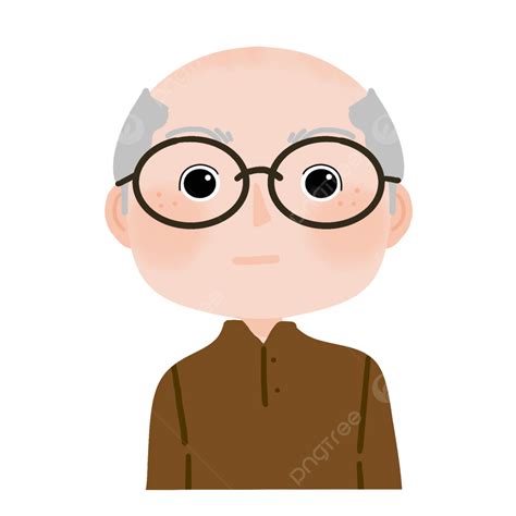 내 할아버지 얼굴 할아버지 삽화 얼굴 Png 일러스트 및 Psd 이미지 무료 다운로드 Pngtree