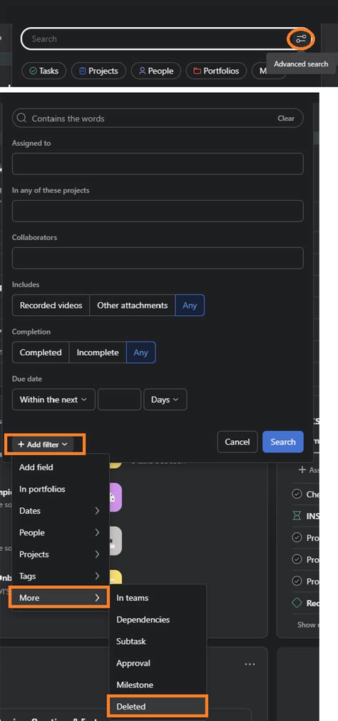 Deleted Task Recovery And Rule Ask The Community Asana Forum