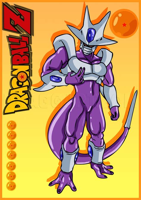 How To Draw Cooler Step By Step Dragon Ball Z Characters How To Draw