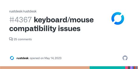 Keyboardmouse Compatibility Issues · Issue 4367 · Rustdeskrustdesk