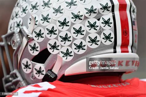 Ohio State Football Helmet Photos And Premium High Res Pictures Getty