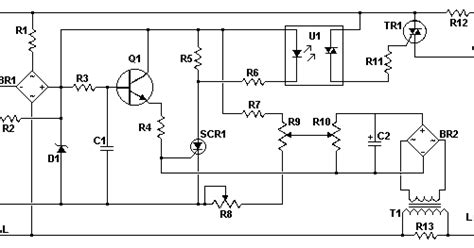 Identify Diagram AC Motor Speed Controller Circuit With Explanation