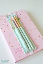 How To Sew A DIY Pen Holder For Notebook Easy Peasy Creative Ideas