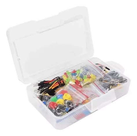 Kit Componentes Arduino Botãoresistor Ledprotoboard