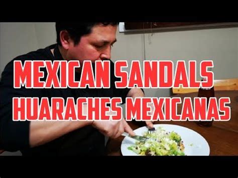 How To Make Mexican Sandals And Green Salsacomo Hacer Huaraches