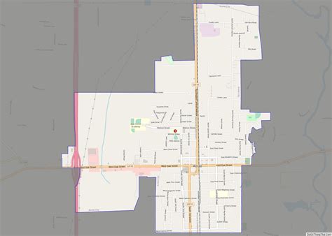 Map Of Amite City Town Thong Thai Real