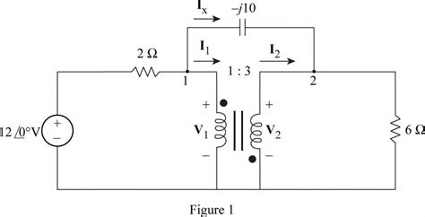 Find Current I X In The Ideal Transformer Circuit Shown In Fig 13114