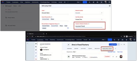 Introducing Custom Lookup Fields In The Tickets Contacts And Accounts Modules