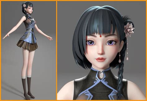 Top 99 Anime Character 3d Model đang Gây Bão Trên Mạng