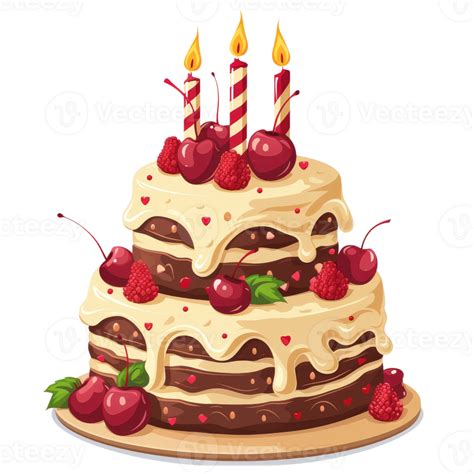 Cartoon Birthday Cake