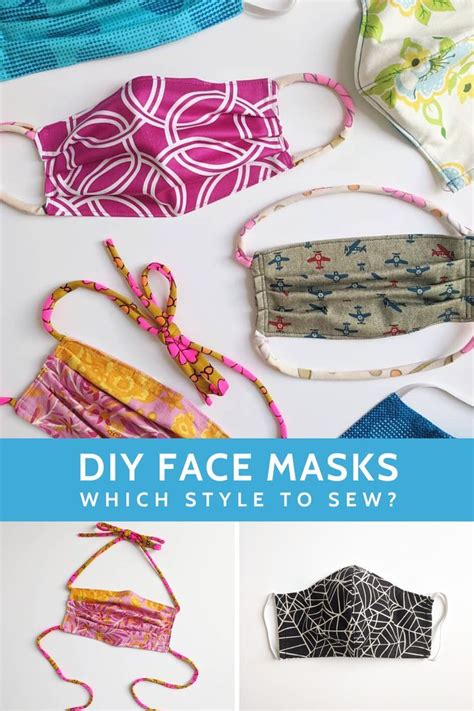 Diy Cloth Face Masks Face Masks Diy Sewing