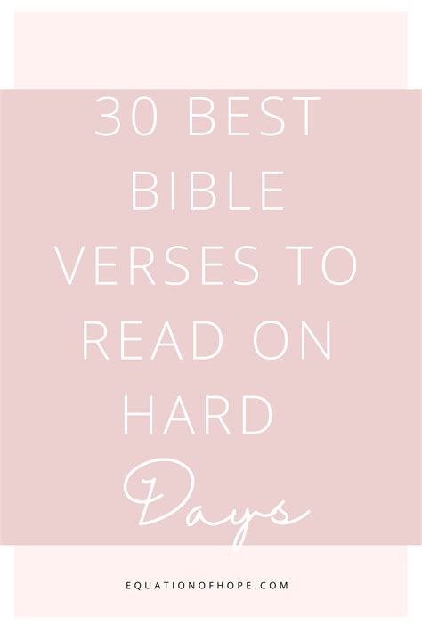 30 Encouraging Bible Verses For Difficult Times Artofit