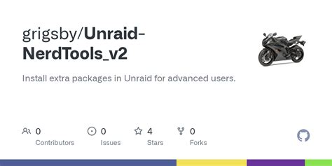 GitHub Grigsby Unraid NerdTools V Install Extra Packages In Unraid For Advanced Users