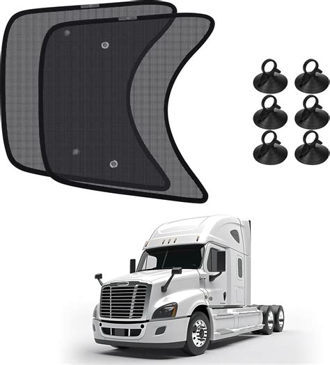 Kust Semi Truck Side Window Sun Shade Fits Freightliner