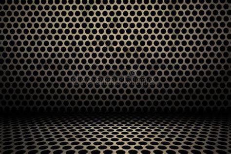 Interior Background Of Circle Mesh Pattern Texture Stock Illustration Illustration Of Interior