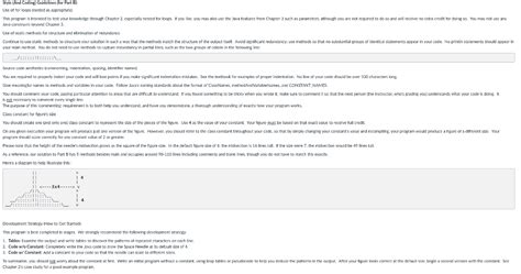 Solved Part A ASCII Art Contest Points The First Part Chegg