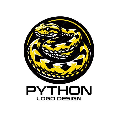 Python Vector Logo Design Premium Ai Generated Vector