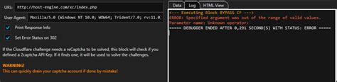 [bug] cf bypass error · issue 397 · openbullet openbullet · github