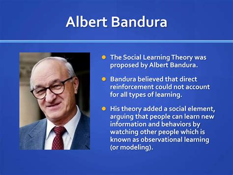 Social Learning Theory Pptx
