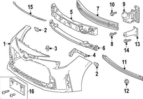 Bumper And Components Front For 2024 Toyota Gr Corolla Toyota Parts