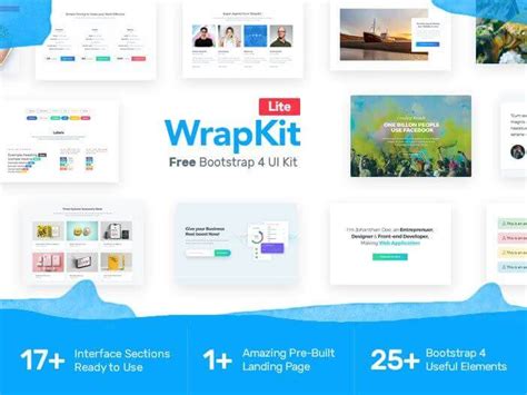 Free Bootstrap HTML UI Kits Wow Themes