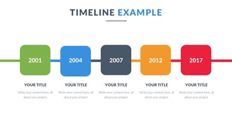 Timeline Google Slides Template Free
