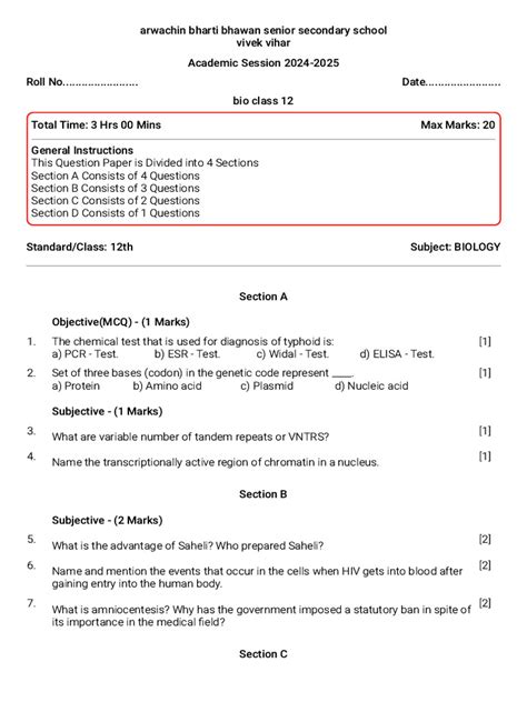 Bio Class 12 Pdf Genetic Code Biochemistry