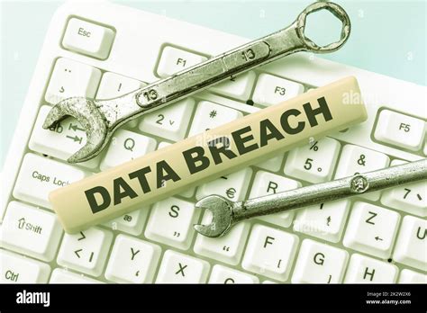 Conceptual Caption Data Breach Business Approach Security Incident Where Sensitive Protected