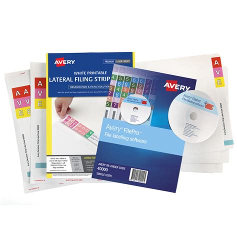 Avery Filing Packages Officely