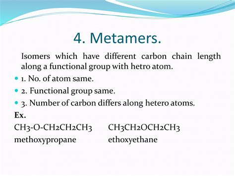 Stereochemistry Functional Isomers Ppt
