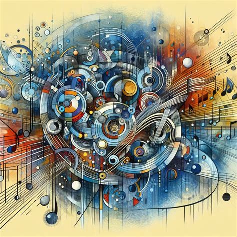 96 26 Synchronism Musical Composition Drawing A Mpos Stock Illustration Illustration Of