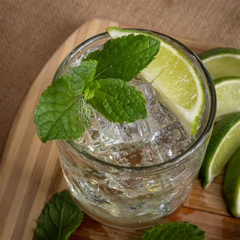 Sake With Mint Cocktail Soli Organic