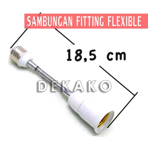 Jual Sambungan Fitting Lampu Bohlam Lampu Flexible Lentur Kuat Indonesia Shopee Indonesia