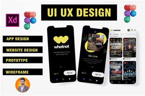 Do Attractive Web Mobile App Ui Ux Design Wireframe By Husnainibrahim3