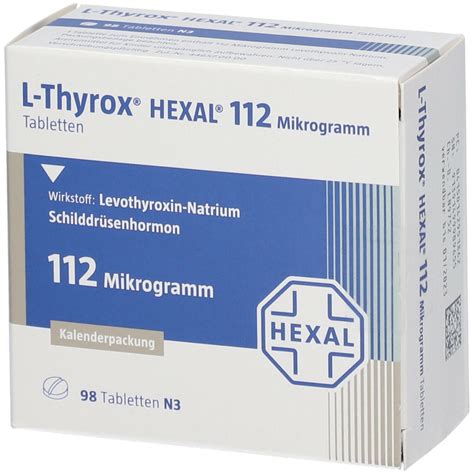 L Thyrox® Hexal® 112 98 St Mit Dem E Rezept Kaufen Shop Apotheke