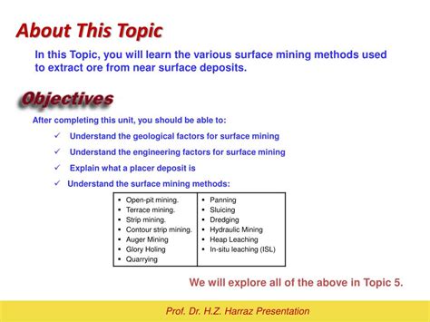 PPT Mining Methods Part I Surface Mining PowerPoint Presentation Free Download ID