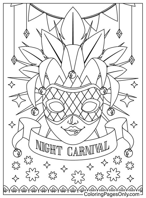 Dibujos Para Colorear De Cruceros De Carnaval