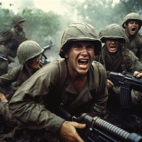 Premium Photo Through The Lens Capturing The Intensity Of Us Marines
