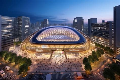 Exterior Design Of Future Football Stadium