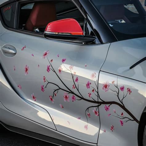 Sakura Cherry Blossom Car Livery Japanese Side Car Vinyl Decal Etsy